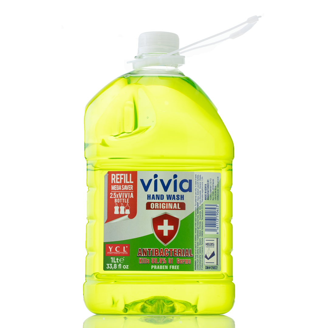 VIVIA ANTIBACTERIAL HAND WASH 1L (BOX / 12 pcs - Exl VAT) – YEPIVIA