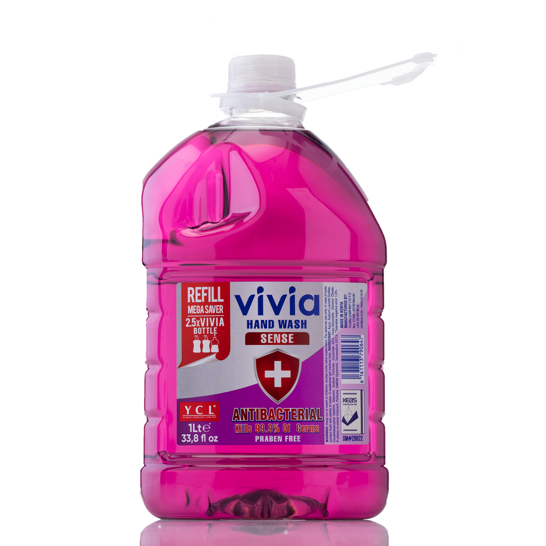 VIVIA ANTIBACTERIAL HAND WASH 1L (BOX / 12 pcs - Exl VAT) – YEPIVIA